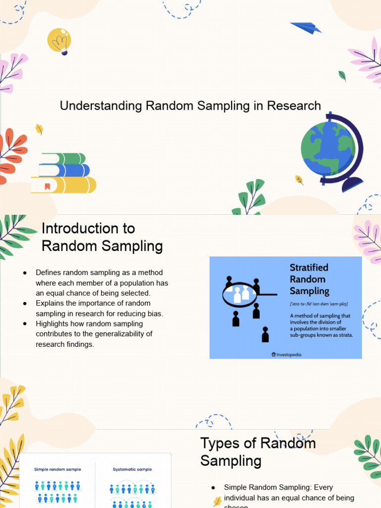 Illustrating Random Sampling. | PDF | Sampling (Statistics) | Randomness
