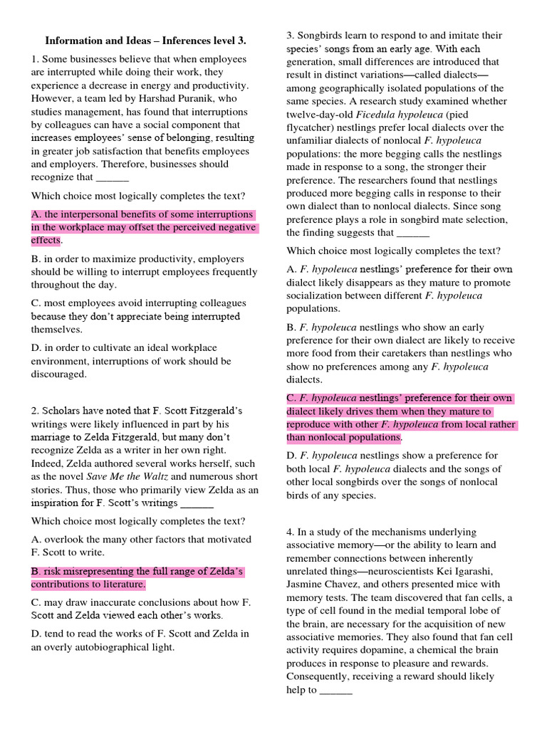 Inferences level 3 practice | PDF | Volcano | Planets