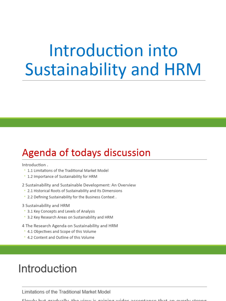 Sustainable HRM Chap1 Updated | PDF | Sustainability | Human Resource ...