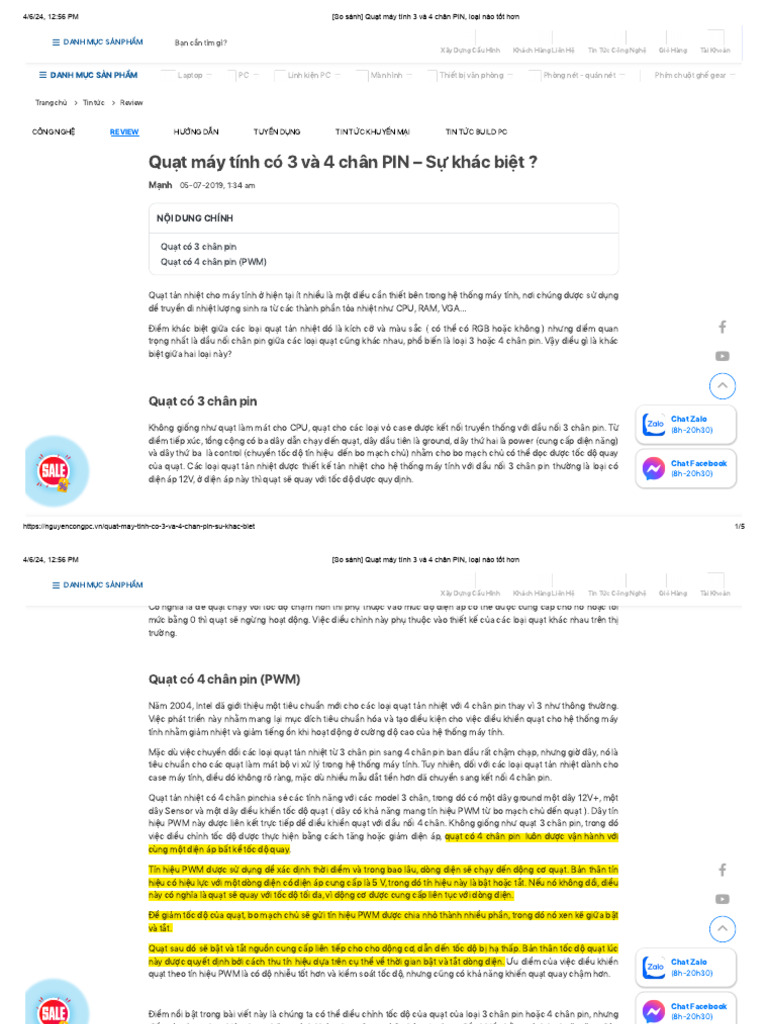 Dien Tu - Quat PWM | PDF