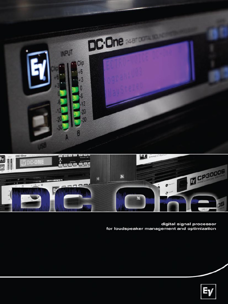 Manual Electro-Voice DC-One | Download Free PDF | Decibel | Electronic ...