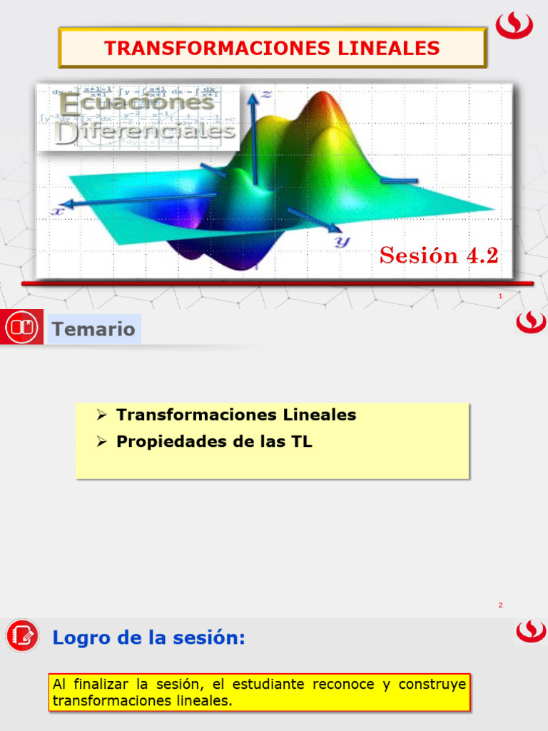 Transformaciones Lineales y Propiedades | PDF | Mapa lineal | Matriz (Matemáticas)