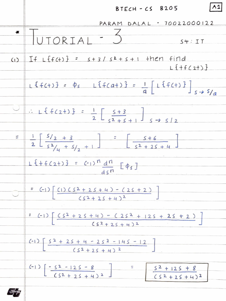 B205 Param Dalal It Tut 03 | PDF