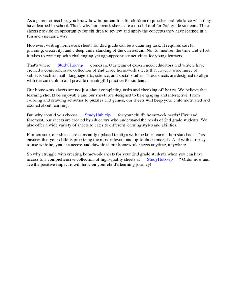 Homework Sheets 2nd Grade | PDF | Worksheet | Mathematics