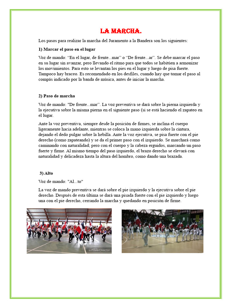 Pasos Sobre La Marcha | PDF