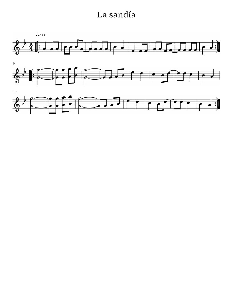 La Sandía - Charanga | PDF