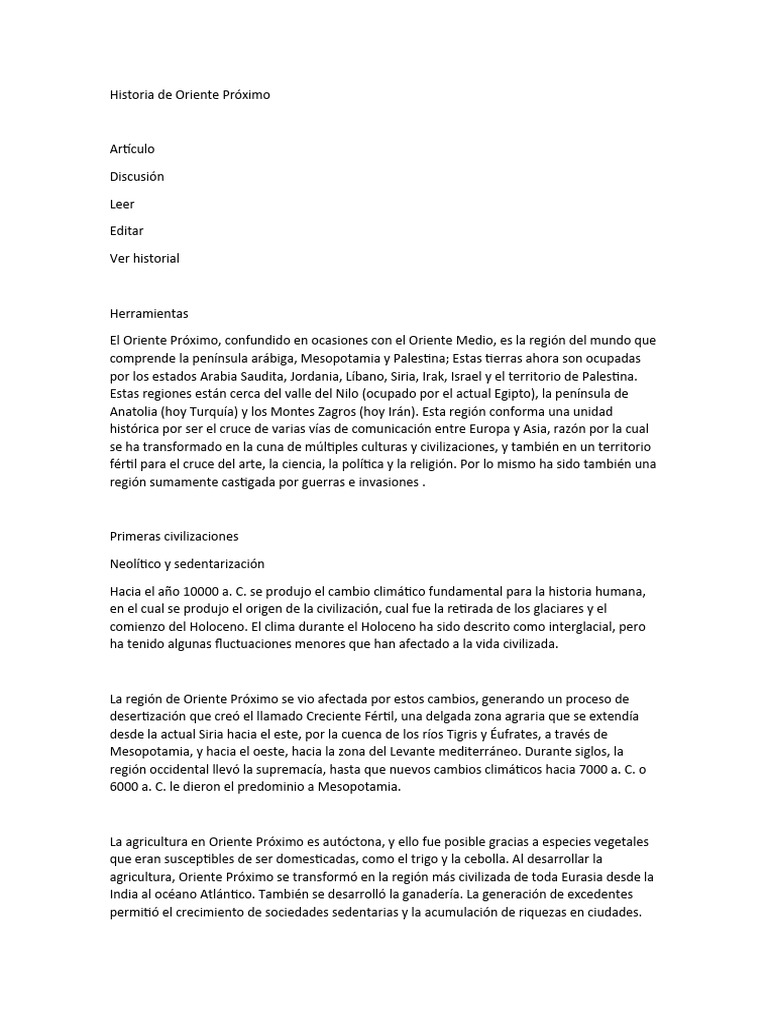 Historia y civilizaciones del Oriente Próximo | PDF | Imperio ...