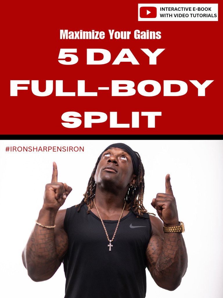 5-Day FULL BODY Split Training Program 2 | Download Free PDF | Physical ...