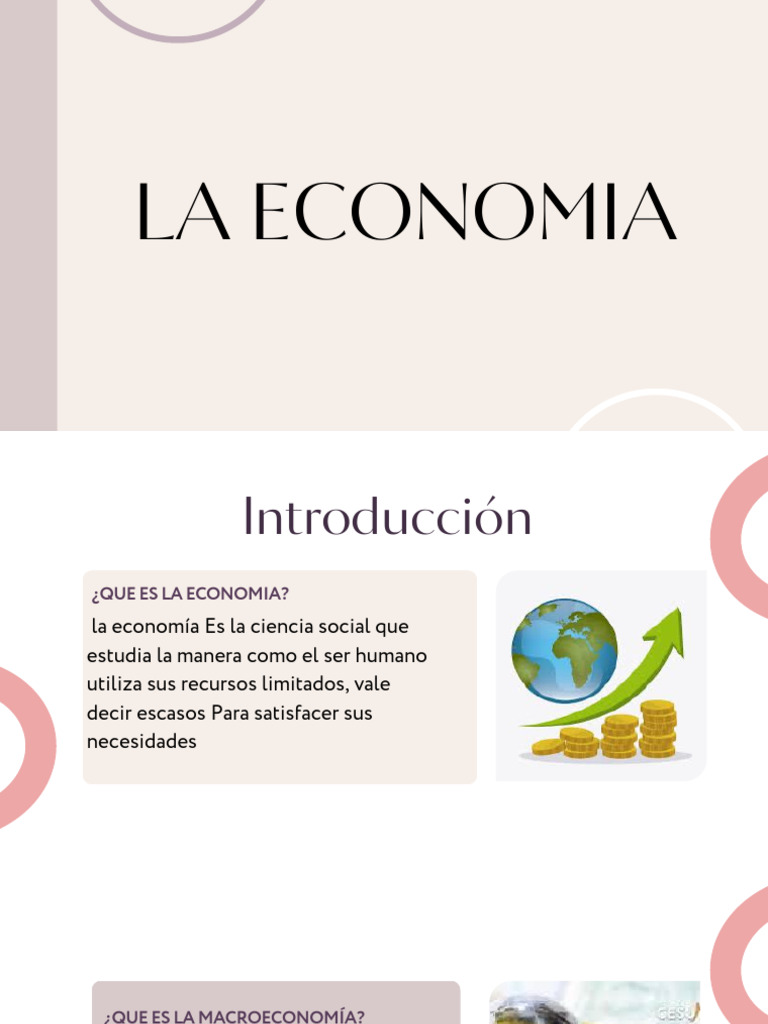 Conceptos Clave de la Economía | PDF | Finanzas y dinero