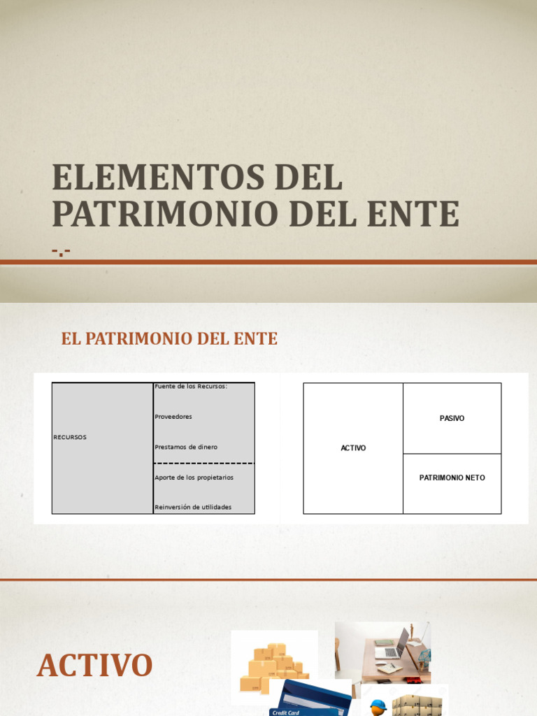 Elementos Del Patrimonio Del Ente | PDF | Contabilidad | Negocios ...