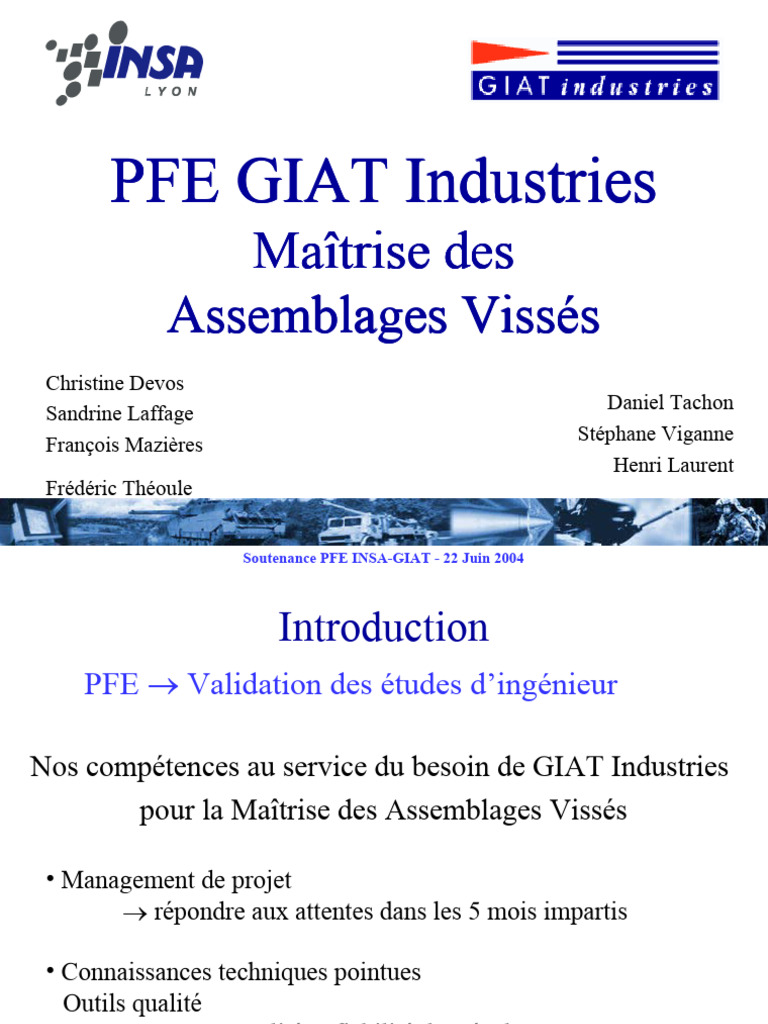 Presentation Giat | PDF | Contrôle non destructif | Ingénierie mécanique