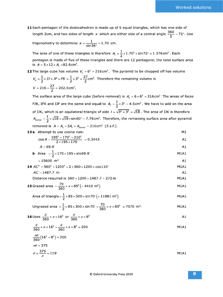 Oxford CH2 Exam Style Ans | PDF