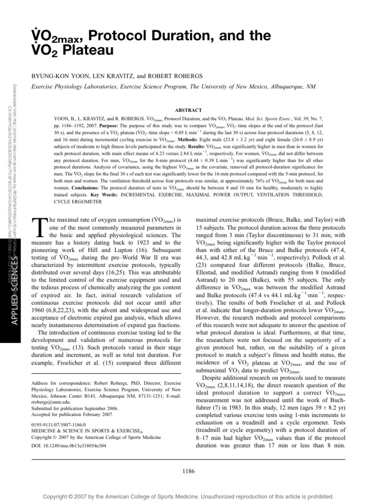 V_O2max,_Protocol_Duration,_and_the_V_O2_Plateau.21 | PDF