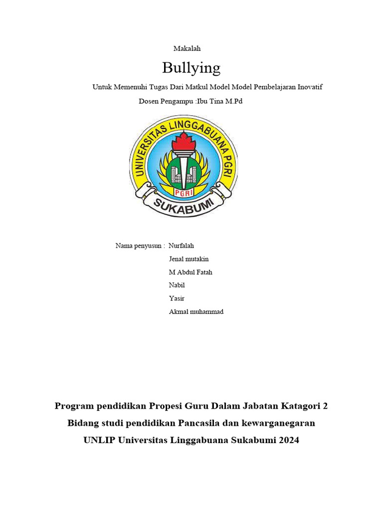 Bullying di Kalangan Remaja: Dampak dan Solusi | PDF
