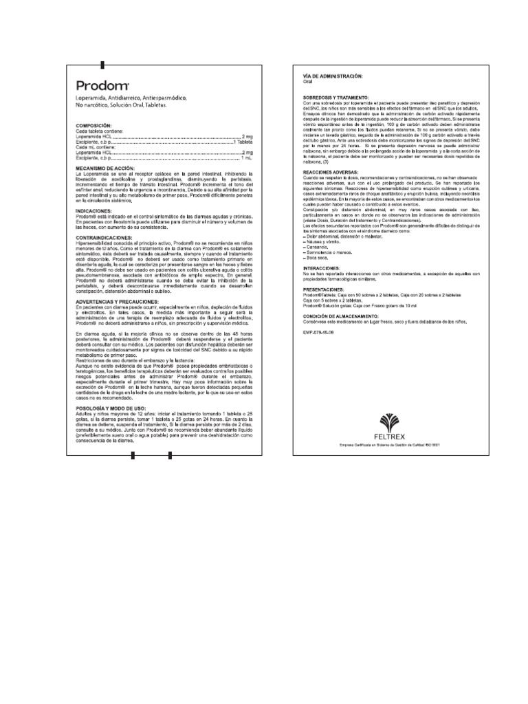 Prospecto Prodom | PDF