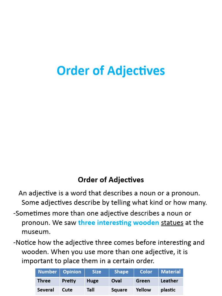 Adj Position | PDF | Language Arts & Discipline | Home & Garden