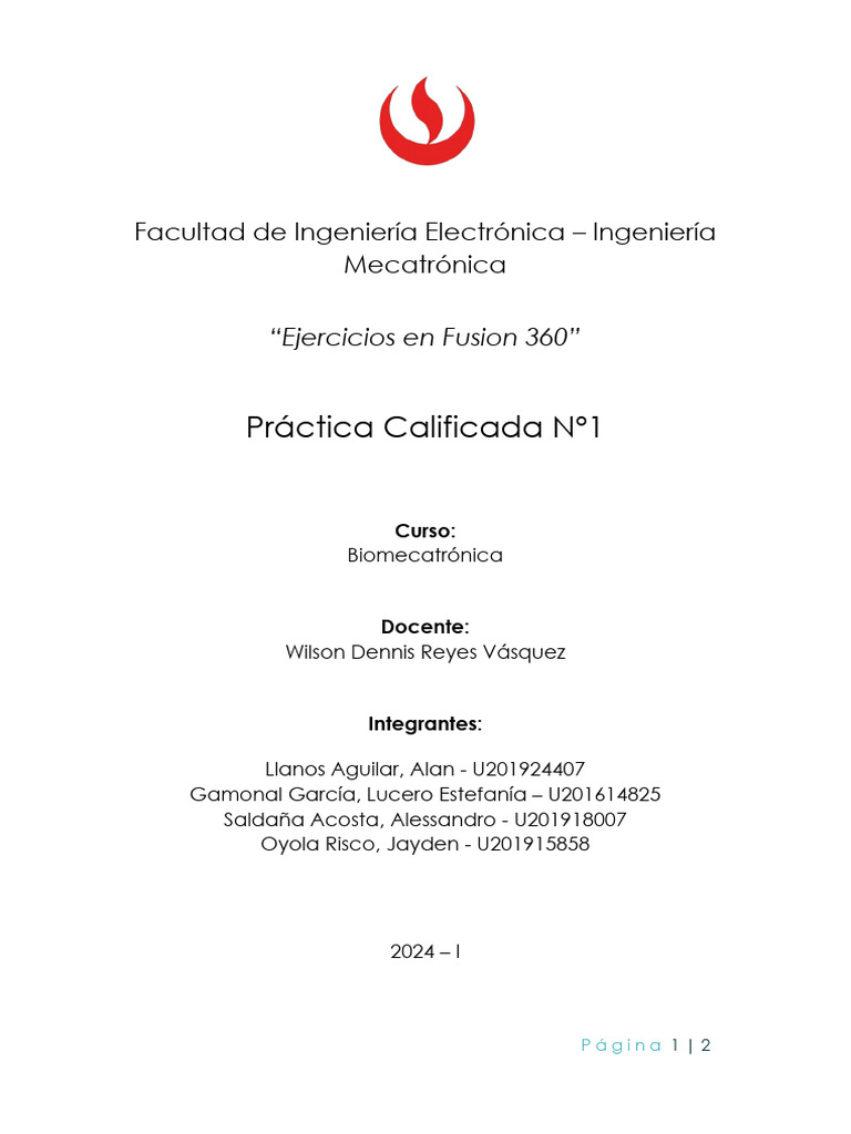 PC1 - Biomeca - Grupo - 02 | PDF