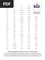 400 Spelling Bee Word List Every Level Easy Difficult and Impossible | PDF