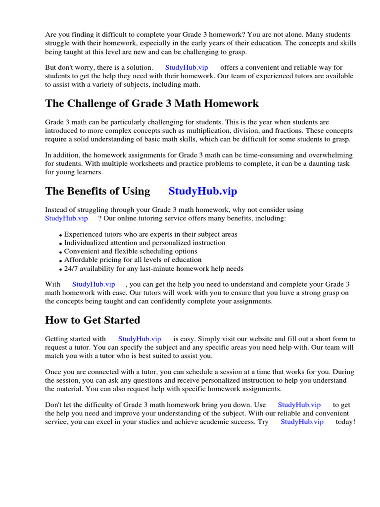 Go Math Grade 3 Homework PDF | PDF | Mathematics | Numbers