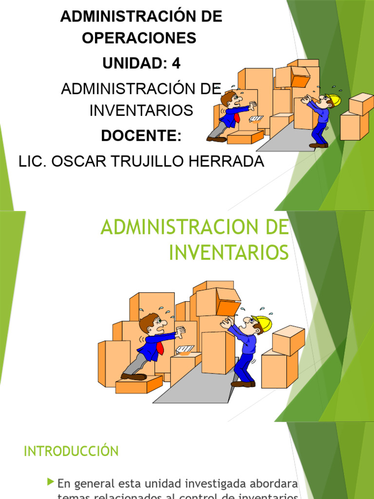 Administracion de Inventarios U4 | PDF | Lean Manufacturing | Business