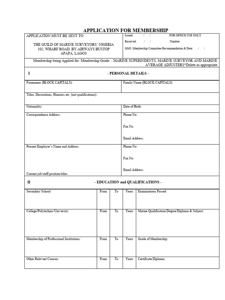 GMS 2 Forms | Download Free PDF | Employment