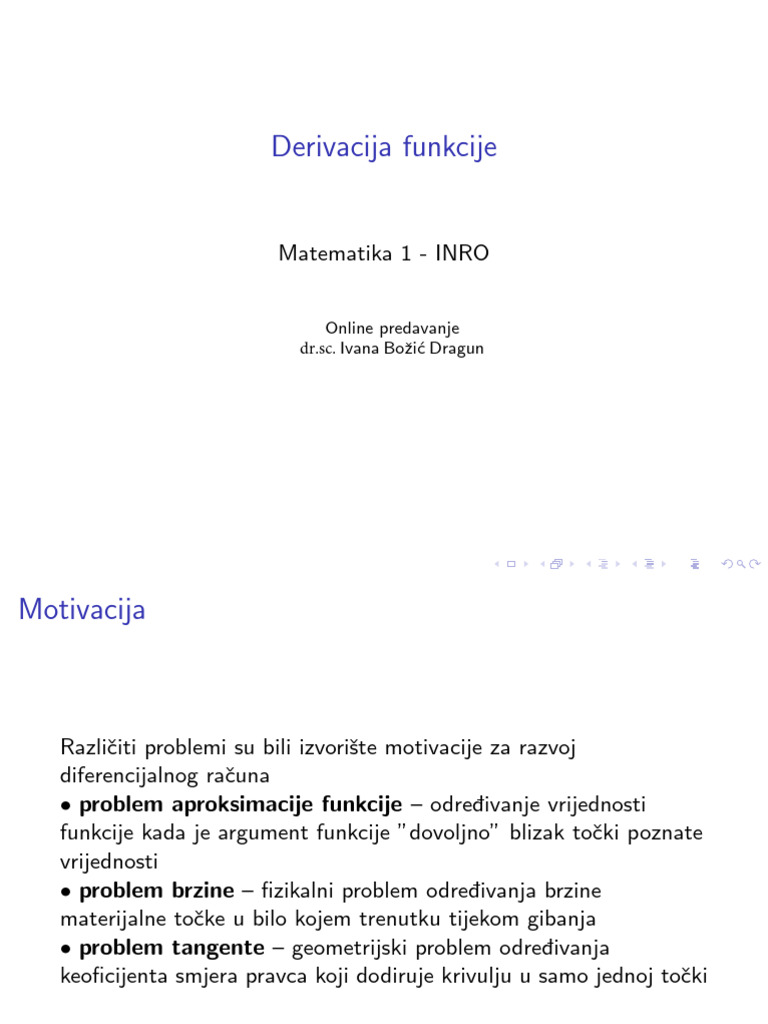 Derivacije | PDF