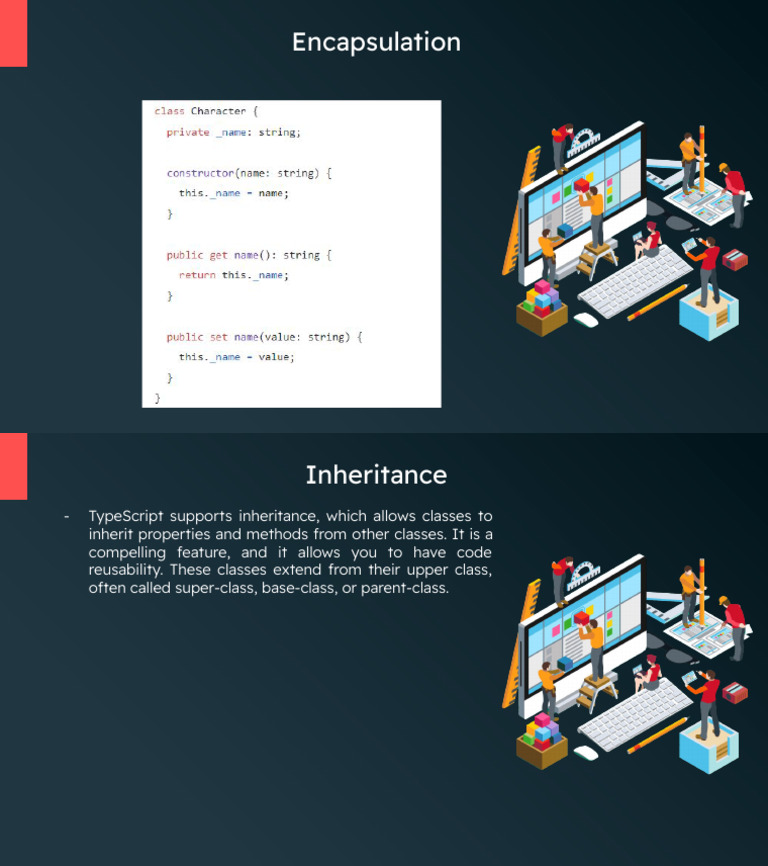 Typescript OOPs-5-6 | PDF | Computers | Technology & Engineering