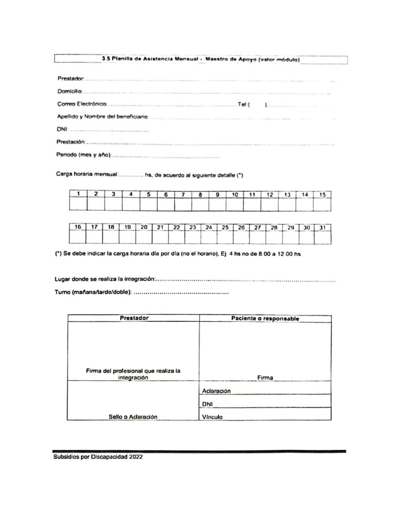 Asistencia OSECAC | PDF