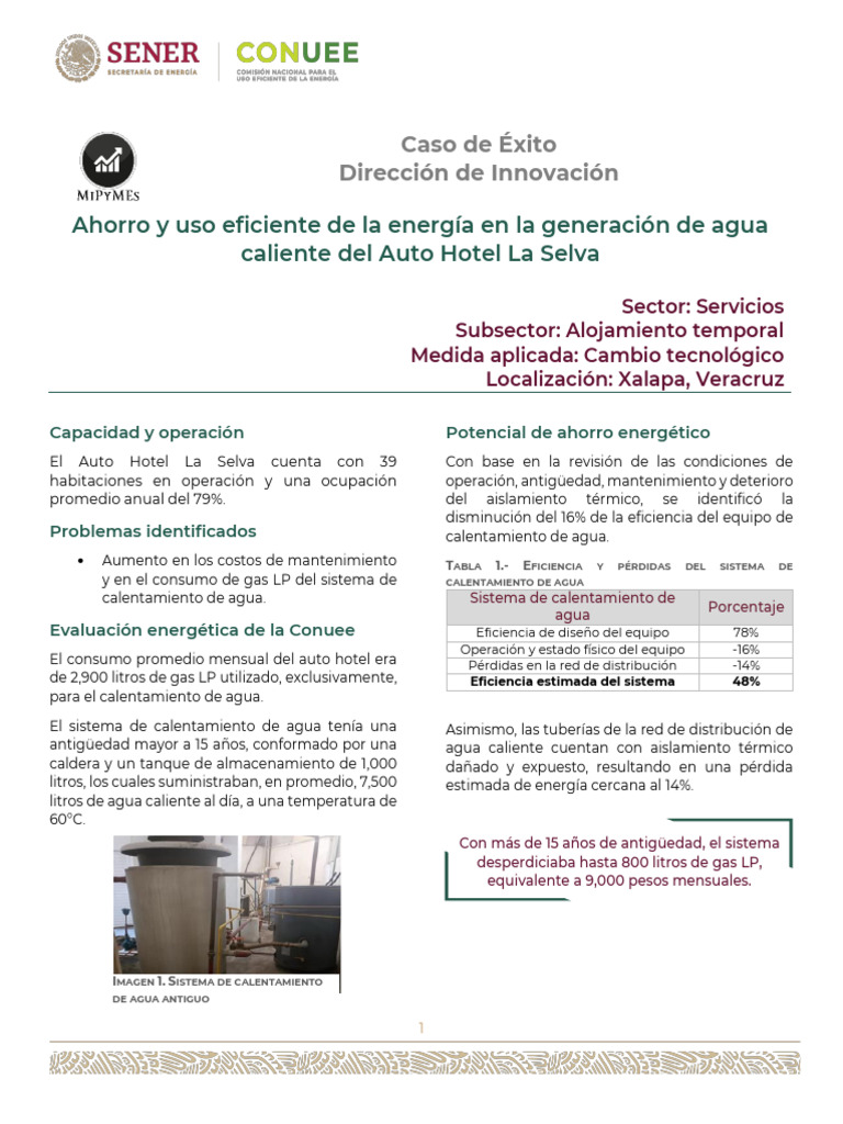 MIPYMES Caso Xito La Selva Marzo2023 | PDF | Uso eficiente de energía | Agua