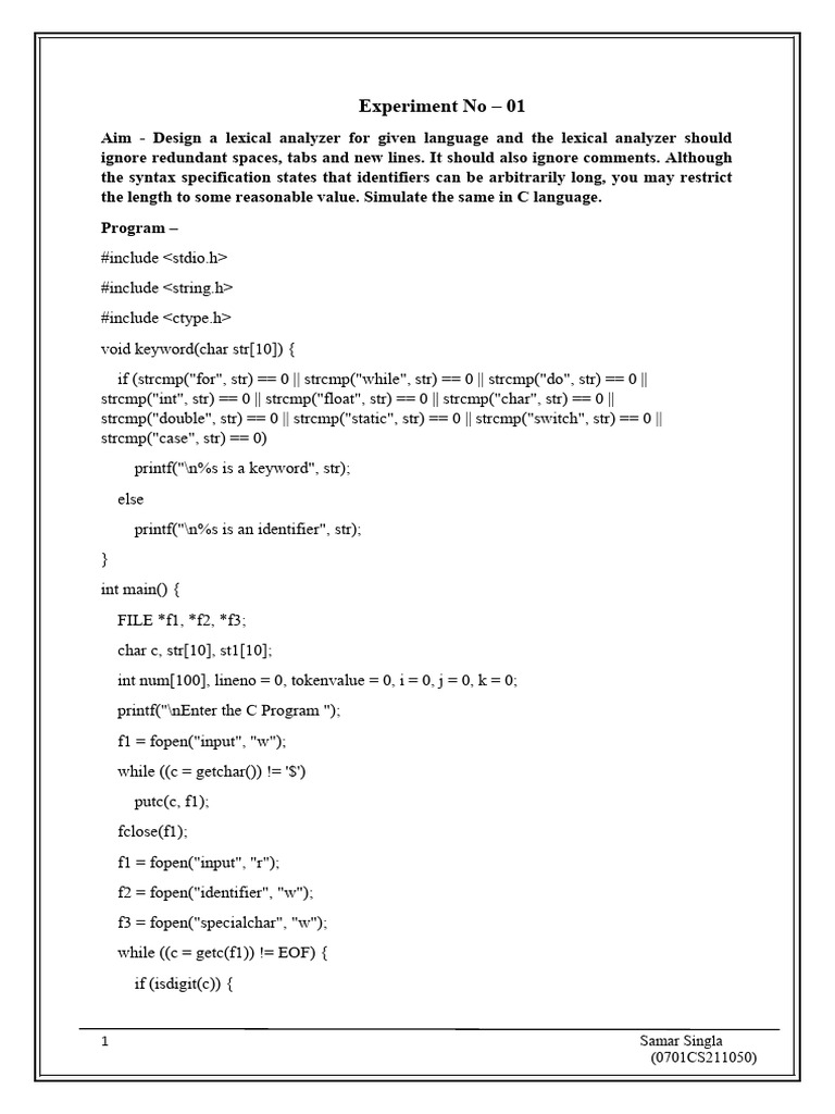Compiler Design Samar Singla | PDF | Computer Science | Computer Programming