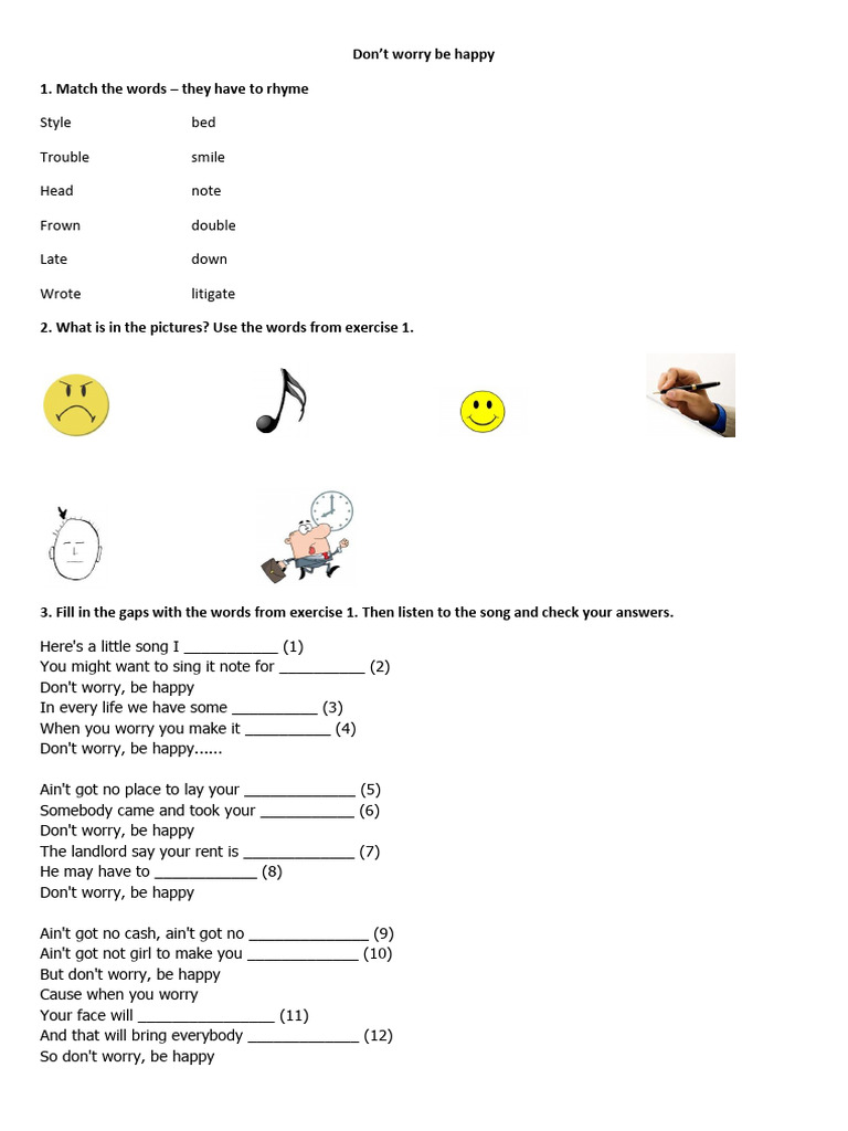 Dont Worry Be Happy - 30441 | PDF