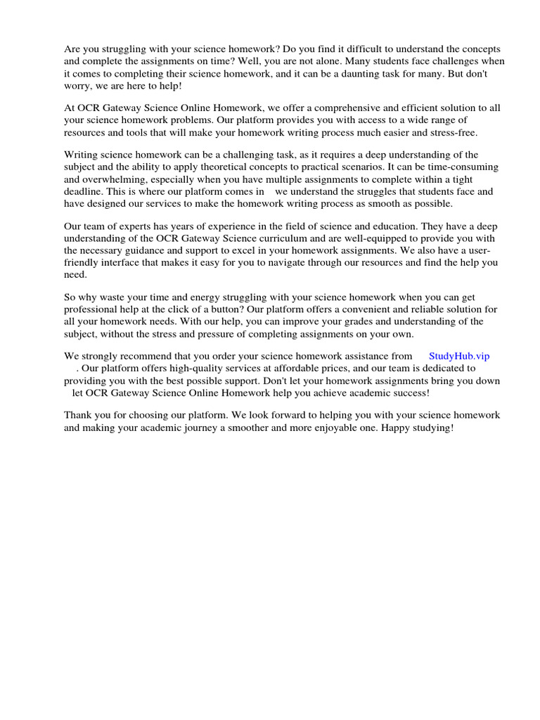 Ocr Gateway Science Online Homework | PDF | Facebook | Simulation