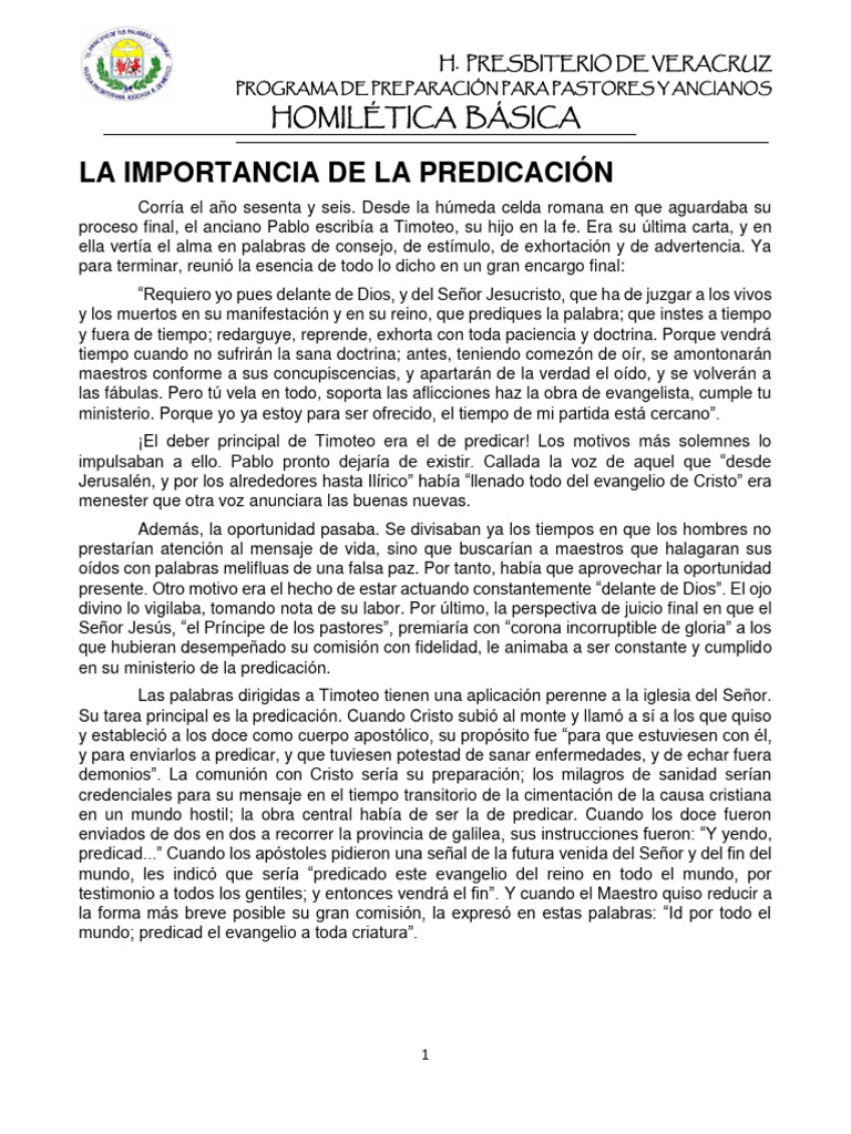 Clases de Sermones | PDF | Sermón | Jesús