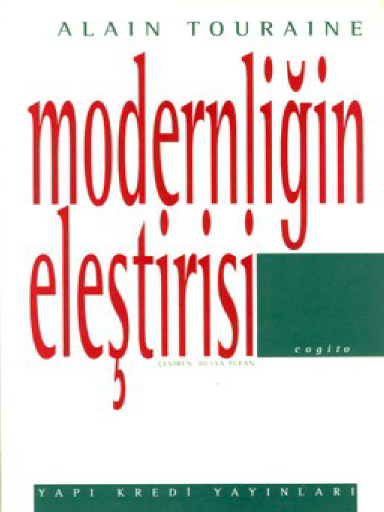 Alain Touraine - Modernliğin Eleştirisi | PDF