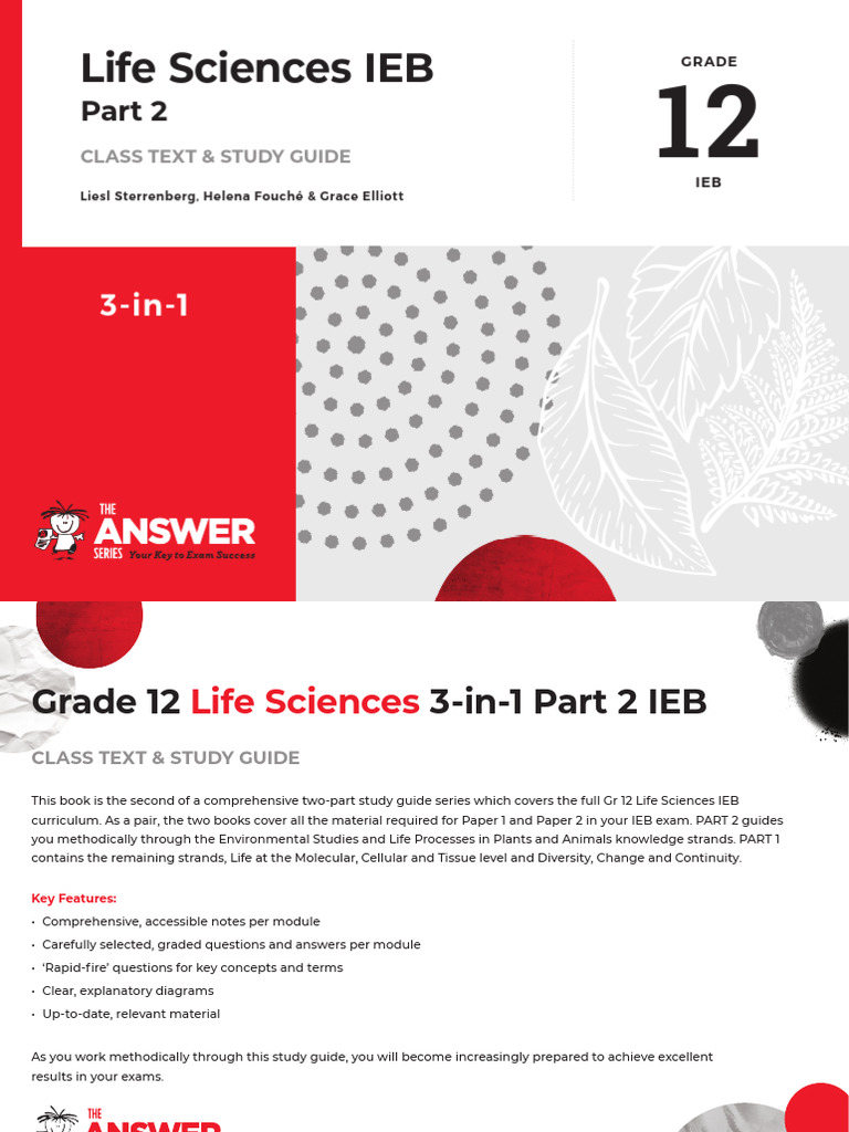 Grade 12 Life Sciences Study Guide Part 2 | PDF | Fertilisation | Birds