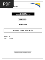 Agricultural Sciences P1 May-June 2023 Eng | PDF | Cattle | Dairy Cattle
