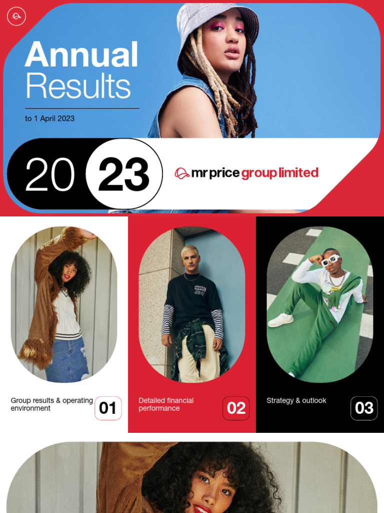 MR Price Group - Annual Results - 2023 | PDF | Cost Of Living | Debt