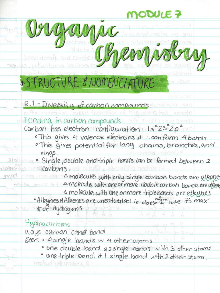 2020 CHE Module 7 Notes Mei Yeetlmao | PDF