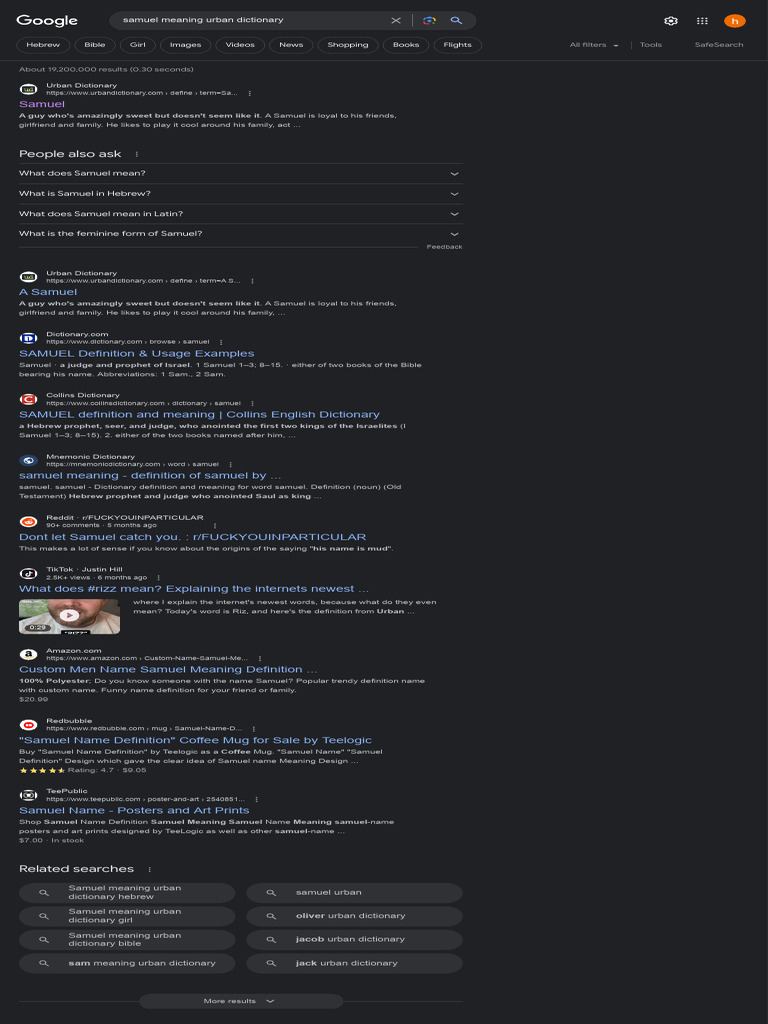 Samuel Meaning Urban Dictionary - Google Search | PDF | Samuel | Bible ...