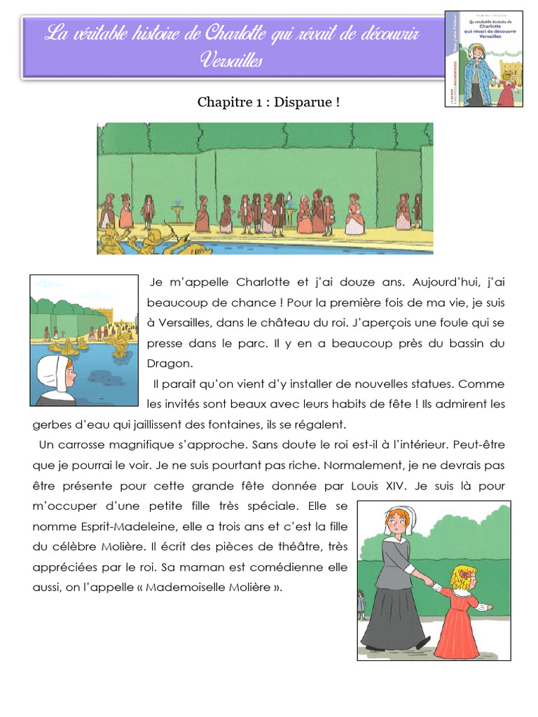 Charlotte Qui Revait de Découvrir Versailles | PDF | Château de ...