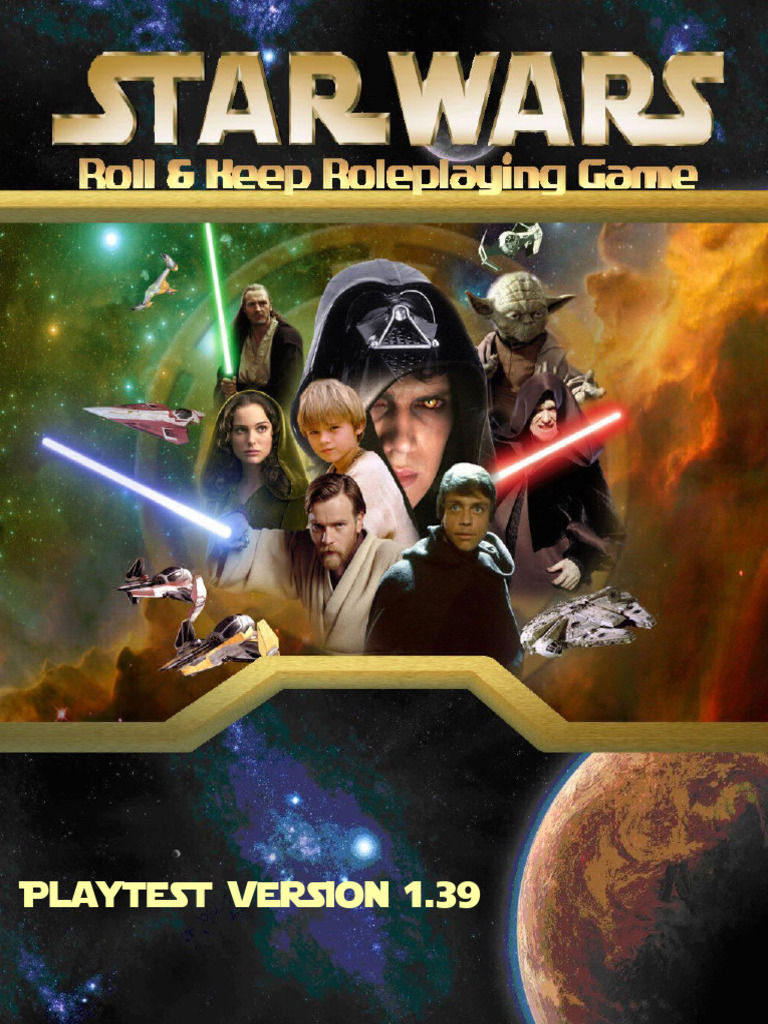 Star Wars _ Roll & Keep System playtest 1.39-Cover | PDF | Jedi ...