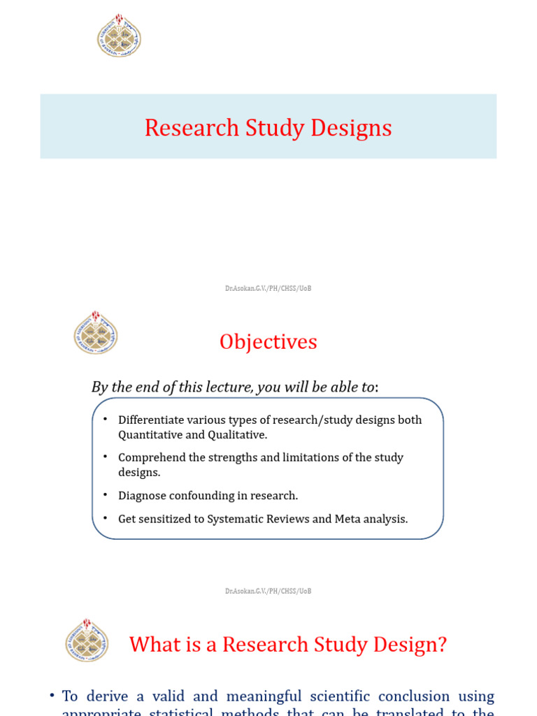 Research Study Designs | PDF | Cohort Study | Clinical Trial