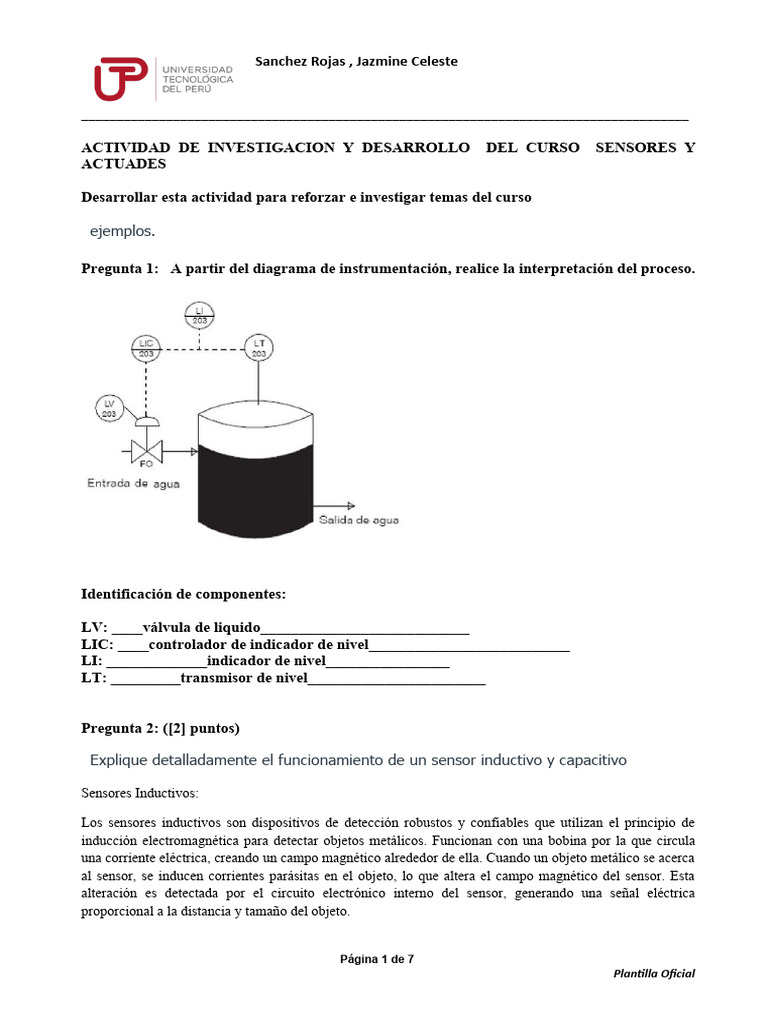 SensoresActuadores. Final | PDF | Solenoide | Sensor