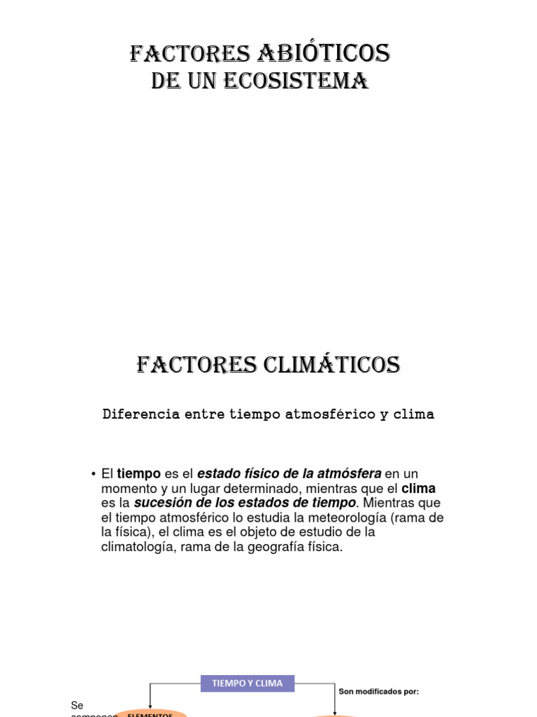 Factores Climaticos | PDF | Clima | Precipitación