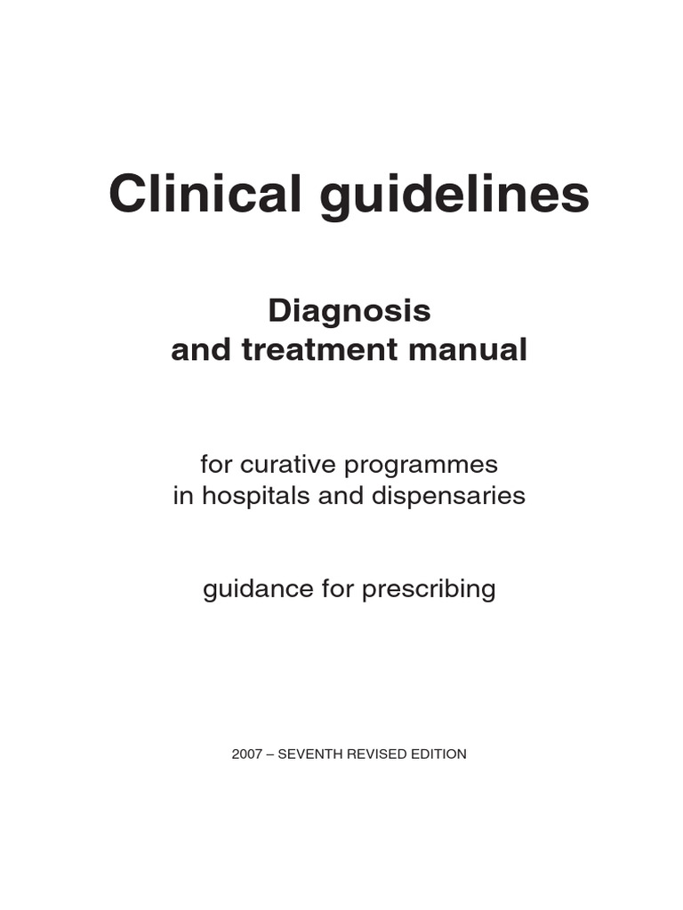 MSF Clinical Guidelines | Download Free PDF | Shock (Circulatory ...