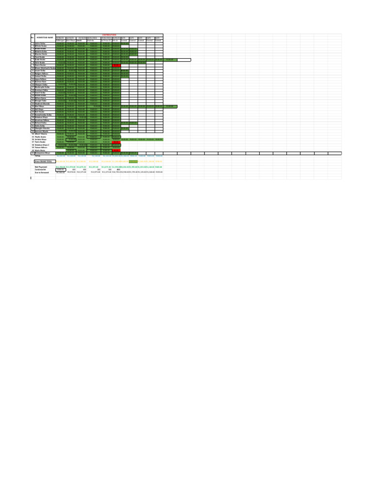 Nhanha Funeral Contributions Book 2.xlsx-2 | PDF
