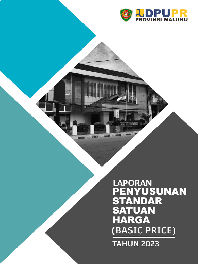 Lap Penyusunan Standar Satuan Harga (Basic Price) - 2023 - DPUPR Provinsi Maluku | PDF