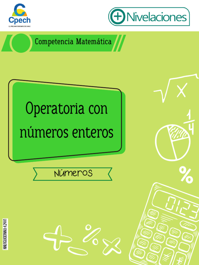 Guía 1 Operatoria Con Números Enteros | PDF | Entero | Multiplicación