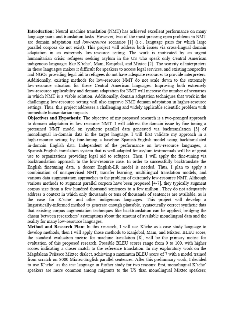 Felkner - 2021 NSF GRFP Proposal | PDF | Semantics | Syntax