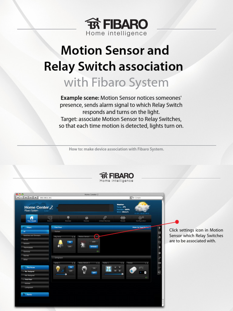 HC2 A4 MotionSens RelaySwitch Association | PDF | Games & Activities ...